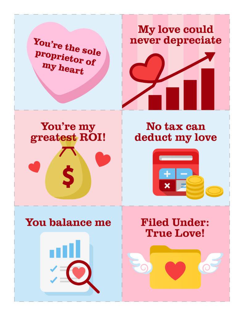 Valentines for Accountants