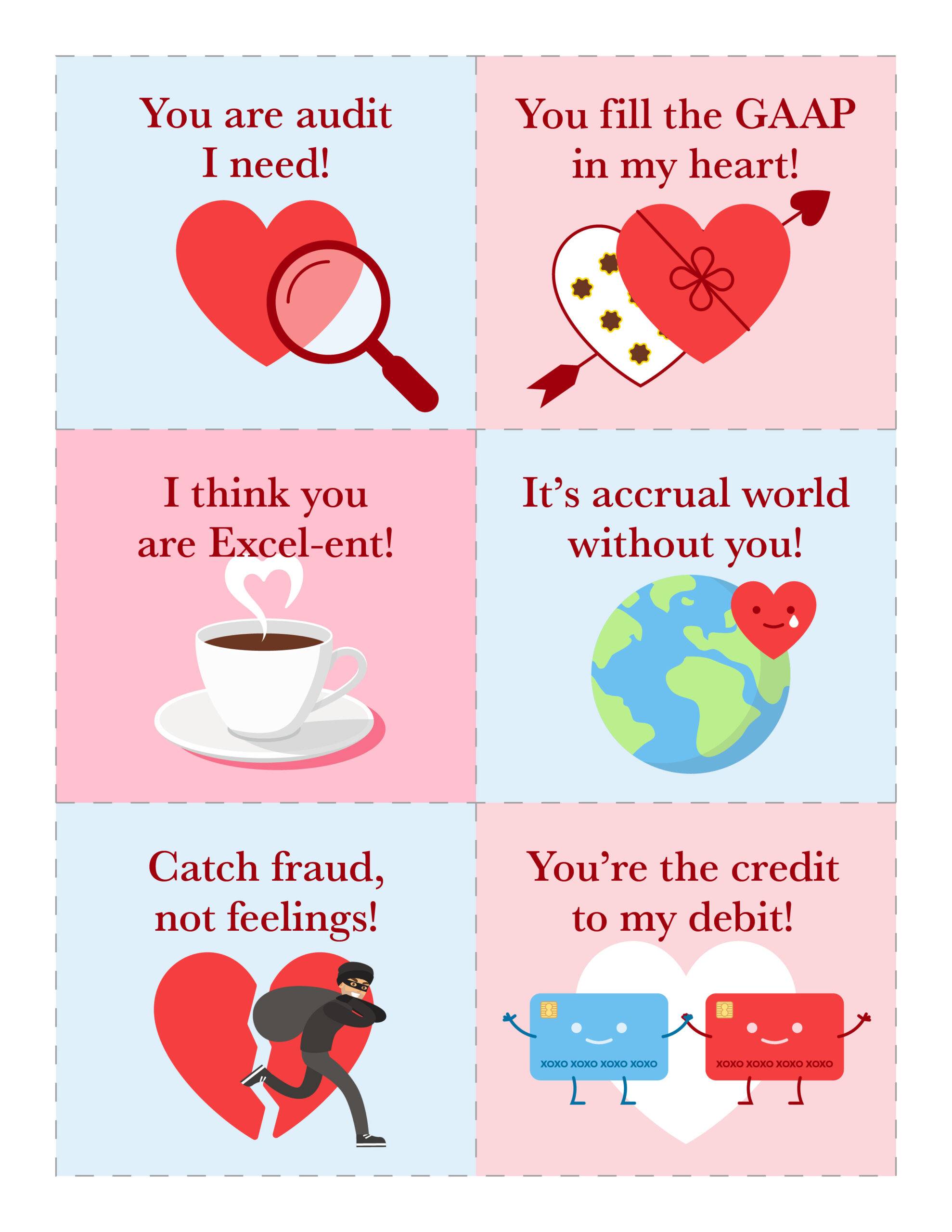 Valentines for Accountants